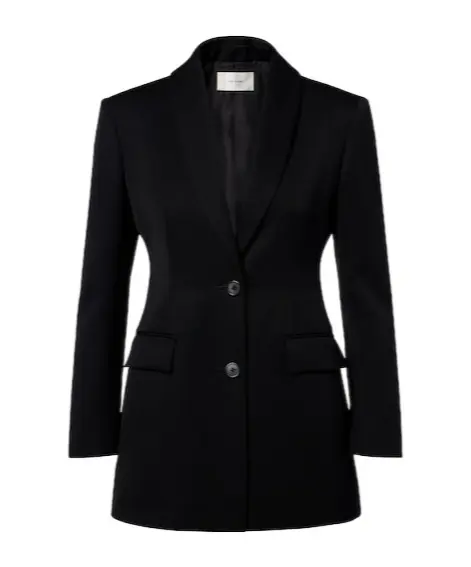 THE ROW Bettina Wool Blazer - Black