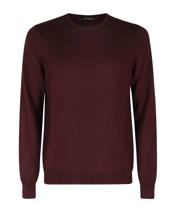Tagliatore Long-sleeved Sweater - Brown