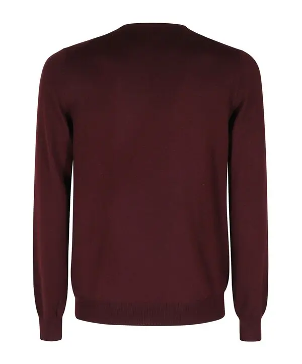 Tagliatore Long-sleeved Sweater With Ribbed Details