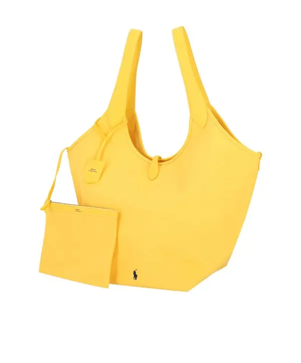 Polo Ralph Lauren Canvas And Leather Tote Bag