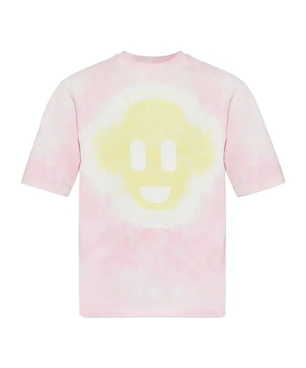 Casablanca Tie-dye Graphic T-shirt - Pink