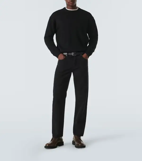 FRAME Ribbed Crew Neck Sweater