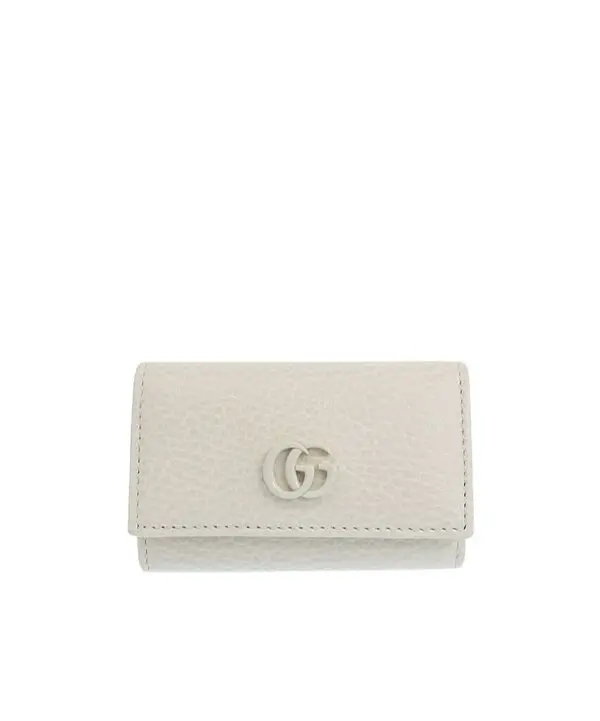 Gucci Gg Marmont Snap Key Bag - White