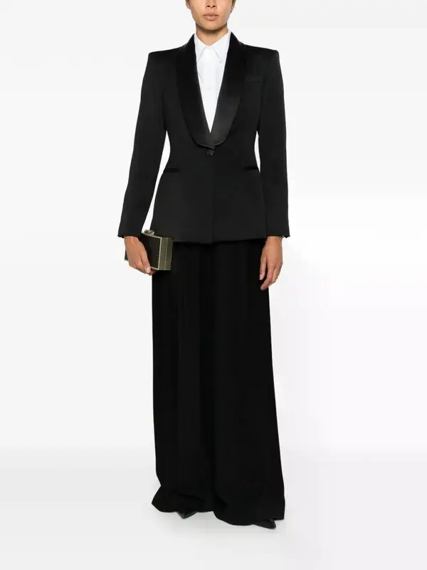Brunello Cucinelli Shawl Lapel Jacket - Black