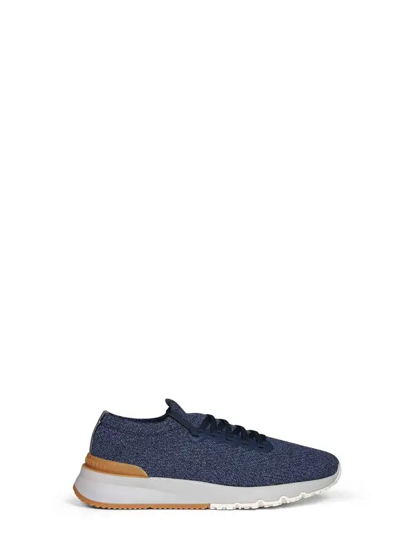 Brunello Cucinelli Wool Knit Sneakers - Multicolor