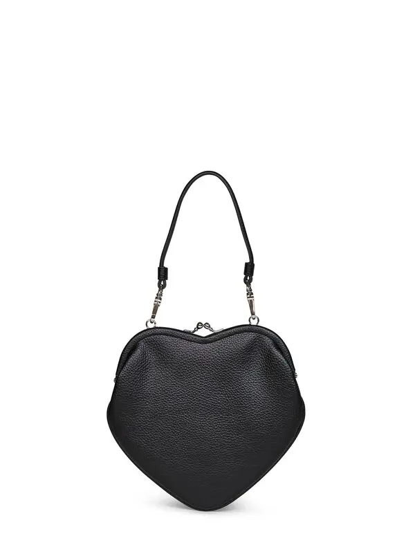 VIVIENNE WESTWOOD Black Belle Heart Frame Handbag - Multicolor