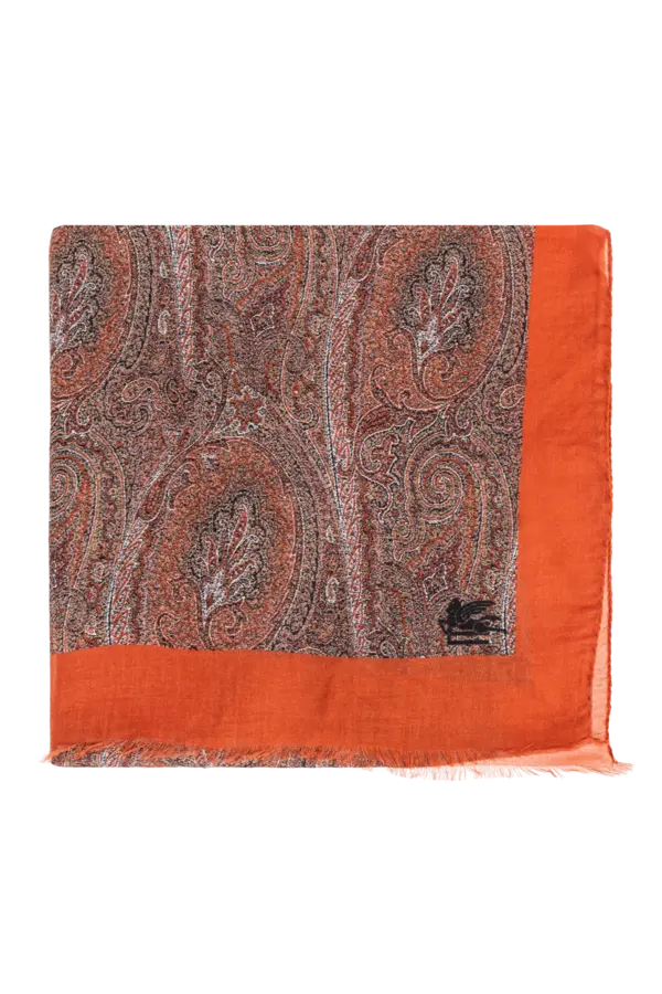 Etro Scarf With Cashmere Trim - Multicolour
