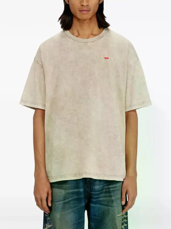 DIESEL® Logo-patch Cotton T-shirt