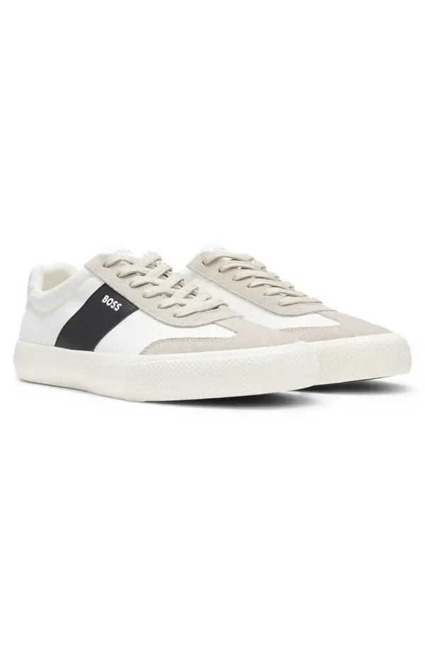 Hugo Boss Lace-up Panelled Sneakers