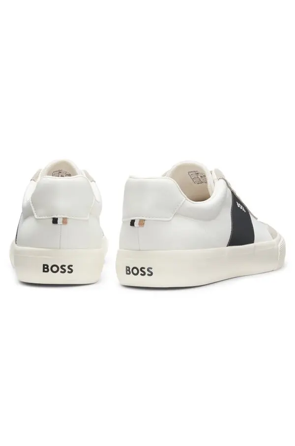 Hugo Boss Lace-up Panelled Sneakers