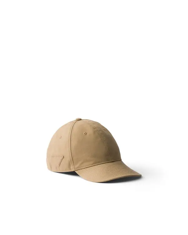 Prada Technical Fabric Baseball Cap - Neutral