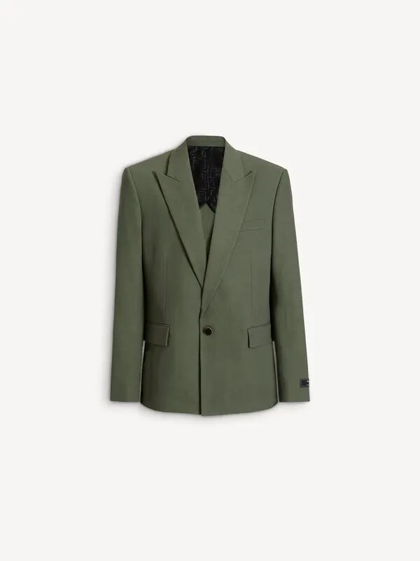 Balmain Cotton Twill 1-button Jacket