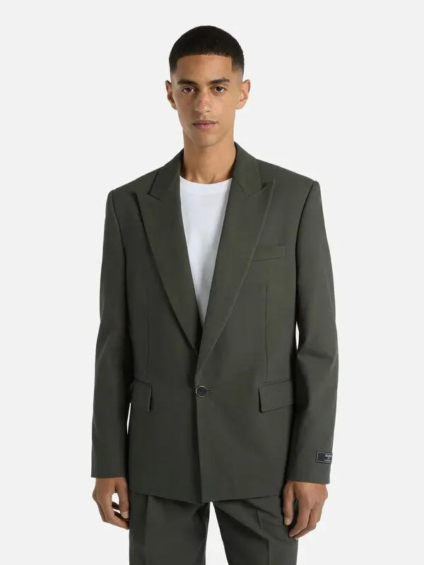 Balmain Cotton Twill 1-button Jacket