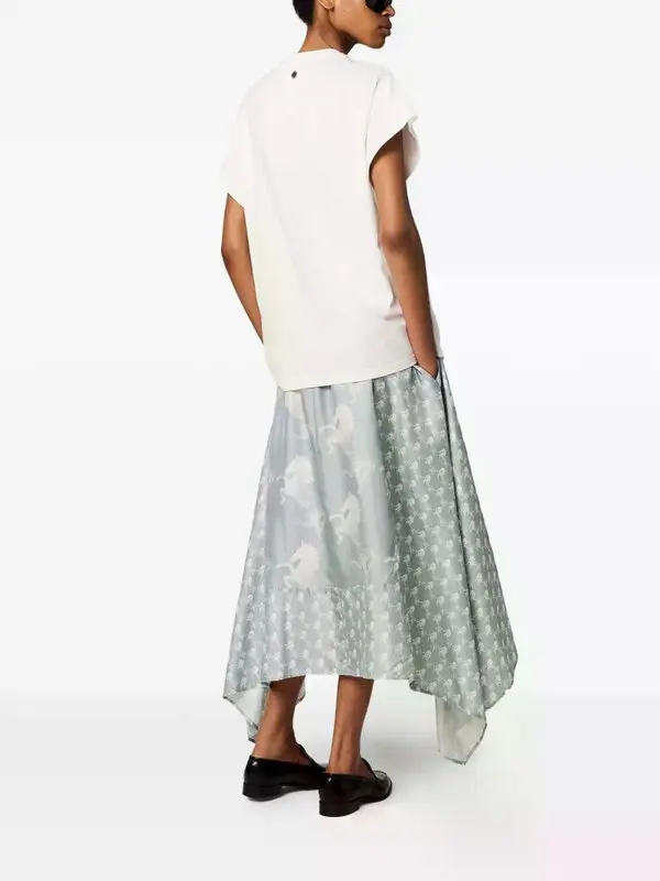 Stella McCartney Silk Handkerchief Hem Skirt