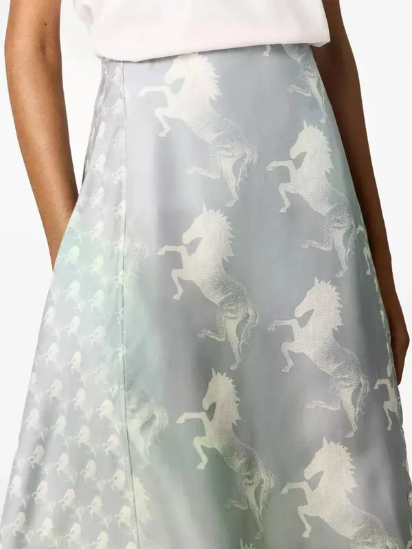 Stella McCartney Silk Handkerchief Hem Skirt