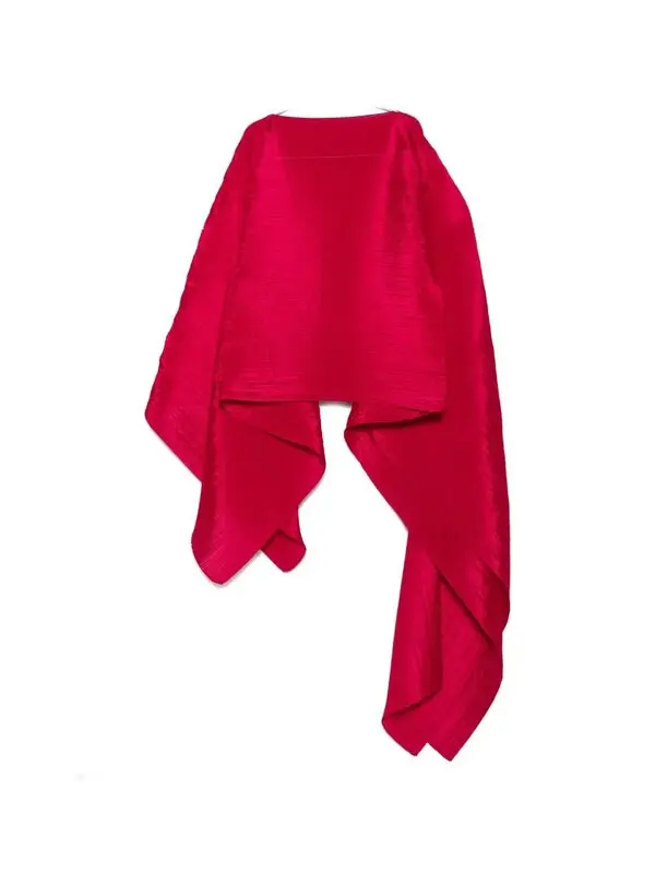 PLEATS PLEASE Sciarpa Colorata "colorful Madame-t - Red