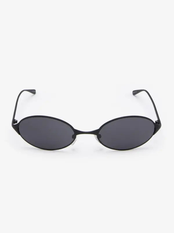 Alexander McQueen Neo Oval Sunglasses - Silver