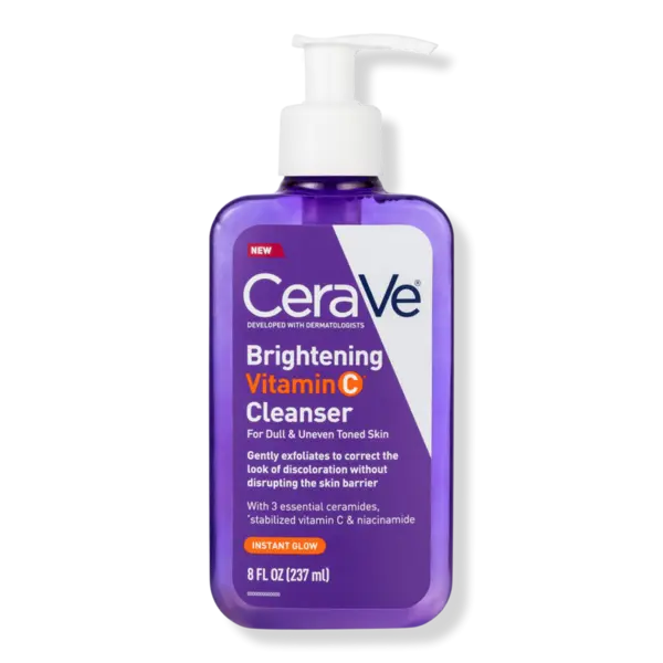Cerave Brightening Vitamin C Cleanser For Dull & Uneven Skin Tone - One-color