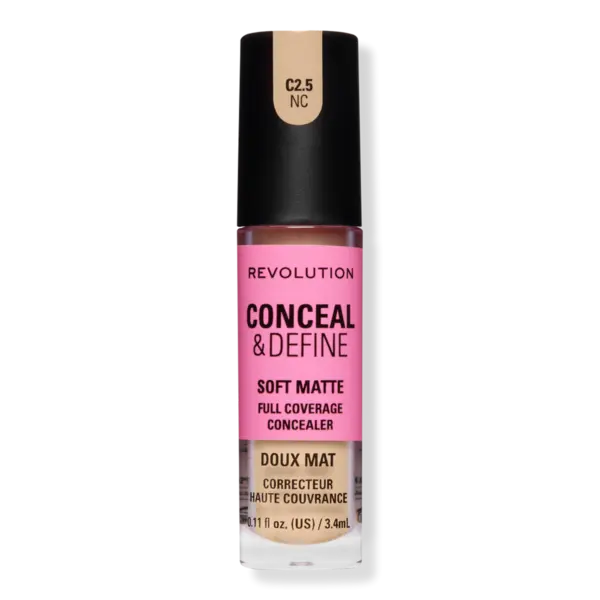 REVOLUTION BEAUTY Conceal & Define Soft Matte Full Coverage Concealer - C2.5nc