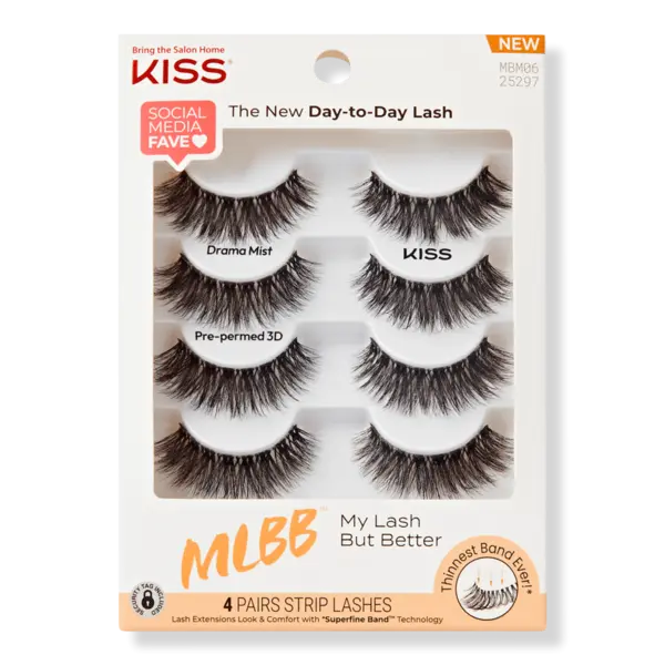 Kiss My Lash But Better False Eyelashes Multipack Drama Mist - One-color