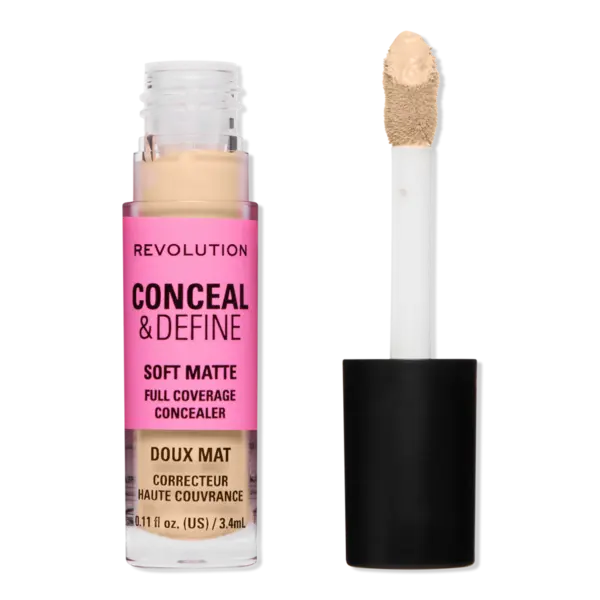 REVOLUTION BEAUTY Conceal & Define Soft Matte Full Coverage Concealer - C0.3w