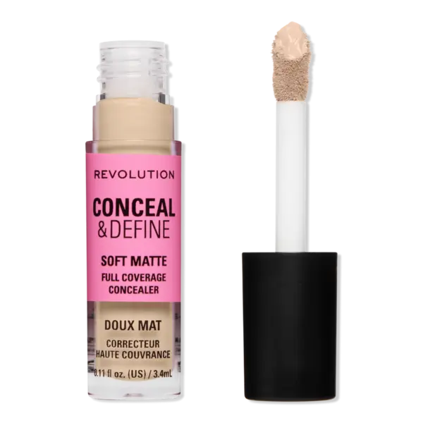 REVOLUTION BEAUTY Conceal & Define Soft Matte Full Coverage Concealer - C2nc