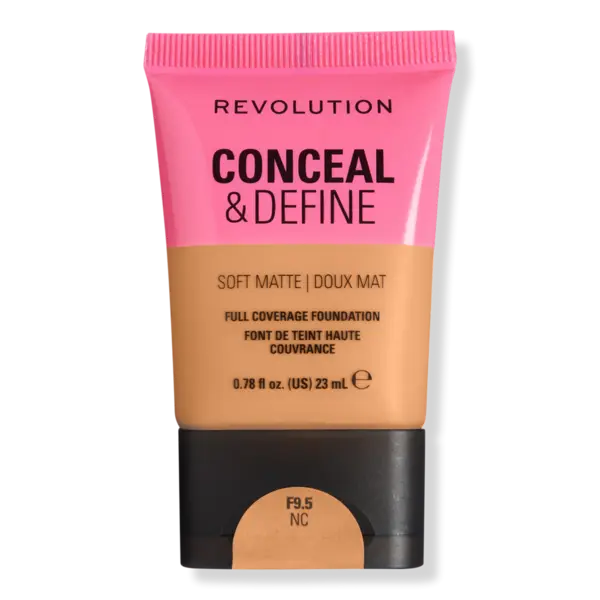 REVOLUTION BEAUTY Conceal & Define Soft Matte Full Coverage Foundation - F9.5nc
