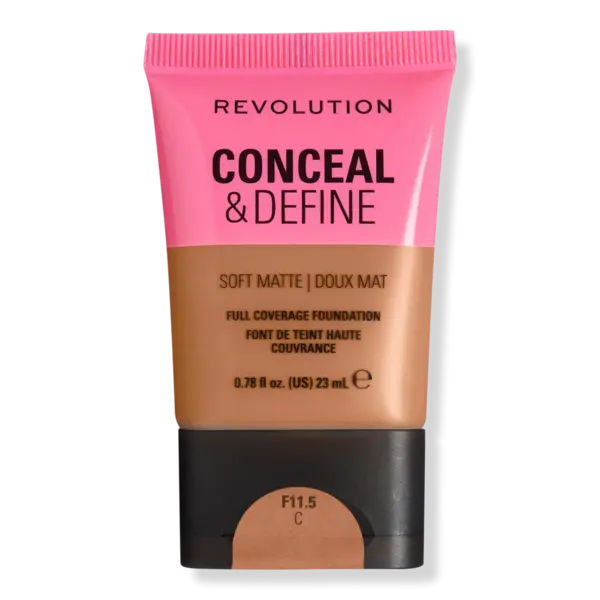 REVOLUTION BEAUTY Conceal & Define Soft Matte Full Coverage Foundation - F11.5c