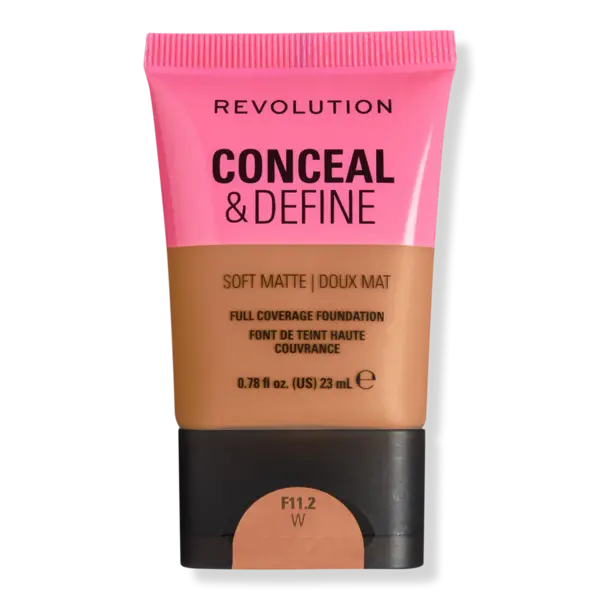REVOLUTION BEAUTY Conceal & Define Soft Matte Full Coverage Foundation - F11.2w