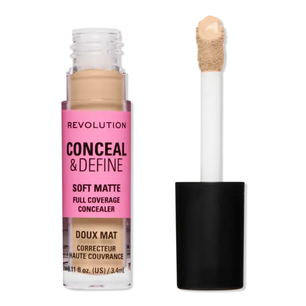REVOLUTION BEAUTY Conceal & Define Soft Matte Full Coverage Concealer - C6.7nc