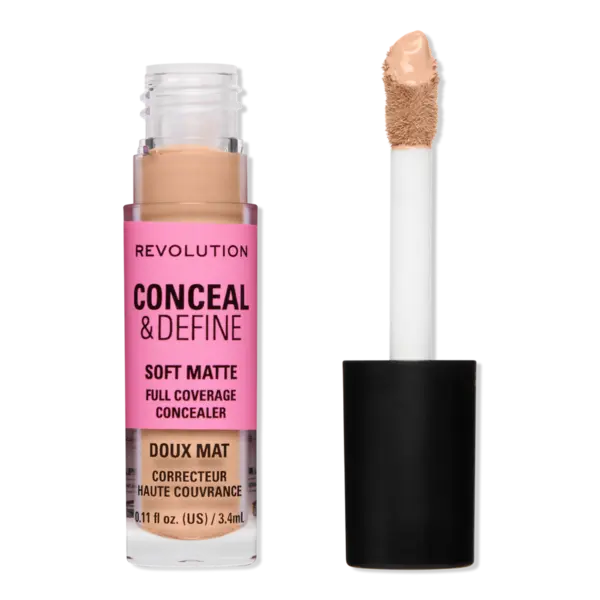 REVOLUTION BEAUTY Conceal & Define Soft Matte Full Coverage Concealer - C7nc