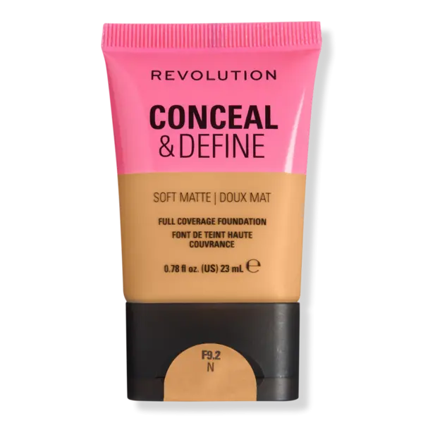 REVOLUTION BEAUTY Conceal & Define Soft Matte Full Coverage Foundation - F9.2n