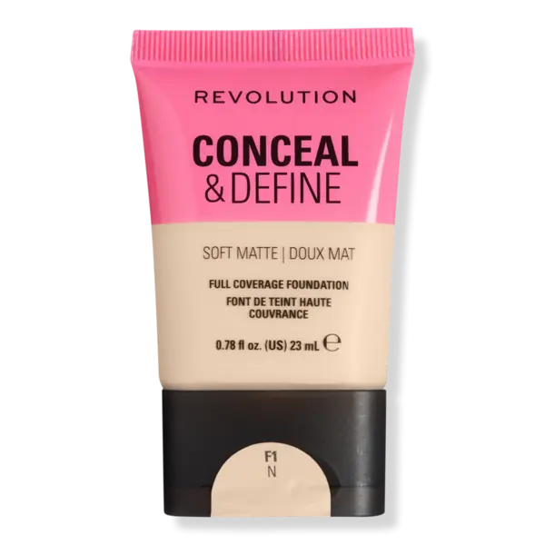 REVOLUTION BEAUTY Conceal & Define Soft Matte Full Coverage Foundation - F1n