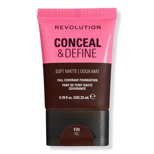 REVOLUTION BEAUTY Conceal & Define Soft Matte Full Coverage Foundation - F20nc