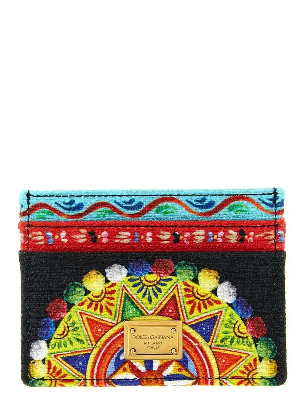 Dolce & Gabbana Carretto' Card Holder - Multicolor
