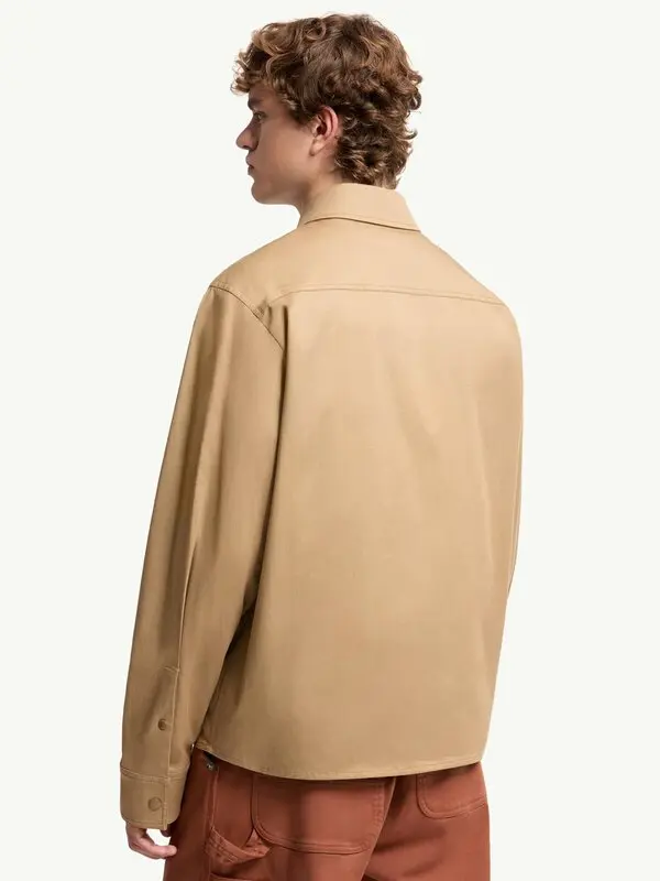 Moncler Cotton Blend Gabardine Shirt Jacket - Multicolor