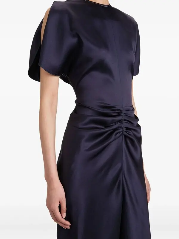 Victoria Beckham Bela Midi Dress - Blue