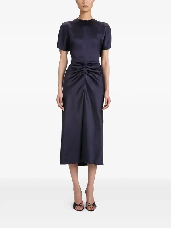 Victoria Beckham Bela Midi Dress - Blue