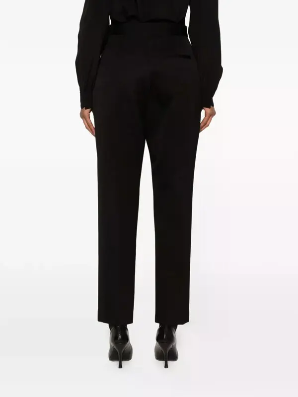 THE ROW Tailored Trousers With Pressed Creases - Black
