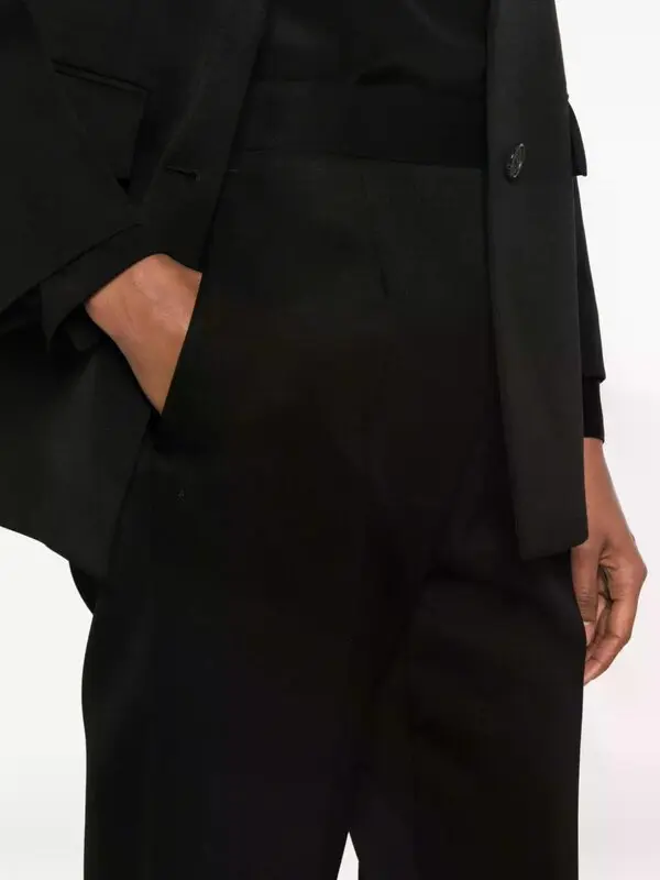 THE ROW Tailored Trousers With Pressed Creases - Black
