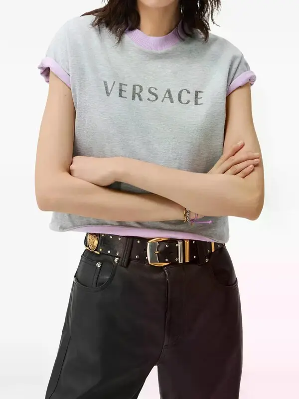 Versace Logo Print T-shirt