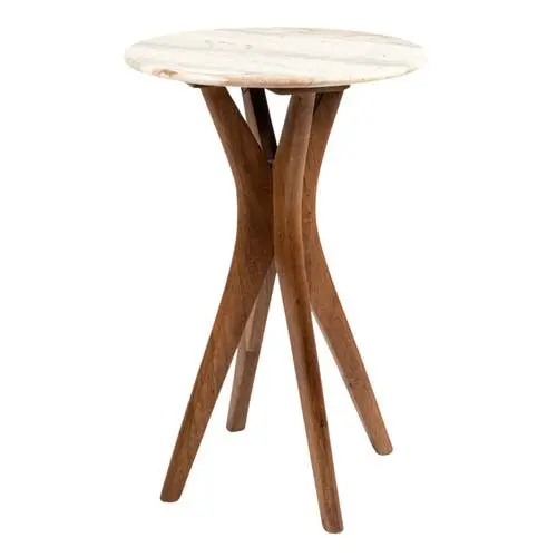 OLIVE GROVE Round Martini Accent Table