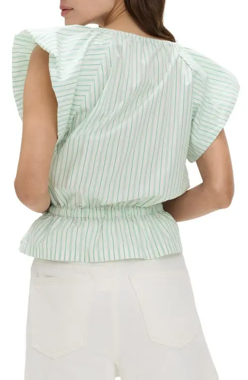 M&s Variegated Stripe Cotton Top