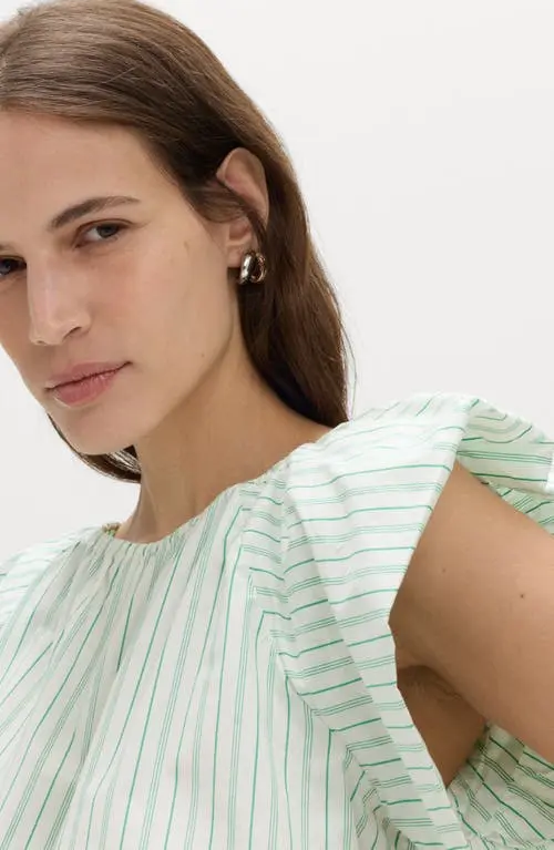 M&s Variegated Stripe Cotton Top