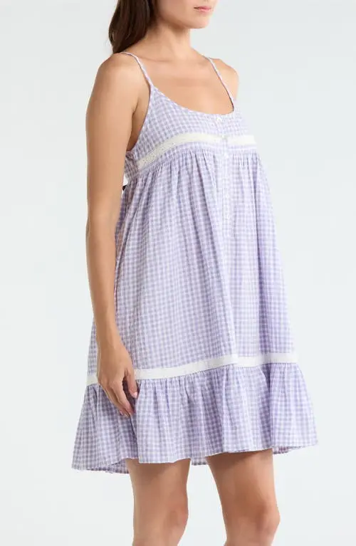 PAPINELLE Seersucker Ginngham Nightgown