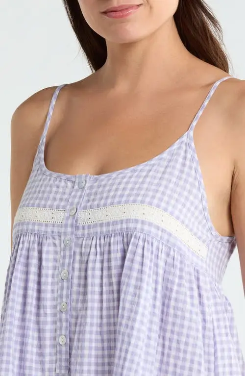 PAPINELLE Seersucker Ginngham Nightgown