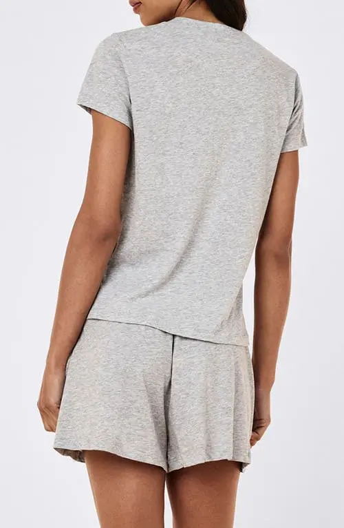 PAPINELLE Jada Organic Cotton V-neck Pajama Top