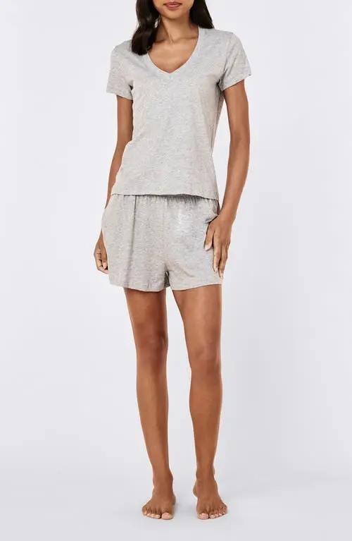 PAPINELLE Jada Organic Cotton V-neck Pajama Top