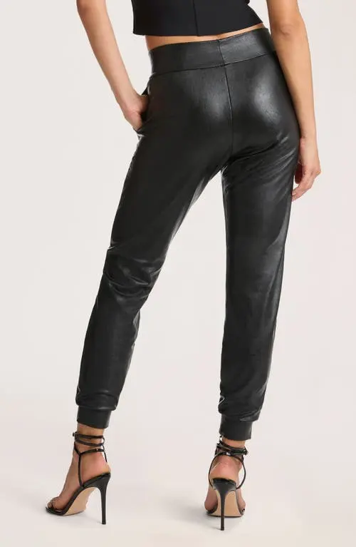 Commando Faux Leather Relaxed Fit Joggers