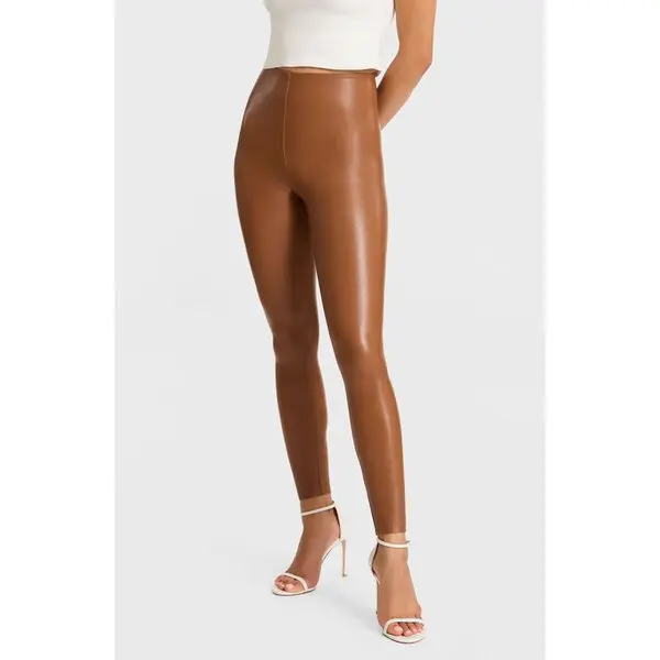 Commando Faux Leather Legging - Cocoa
